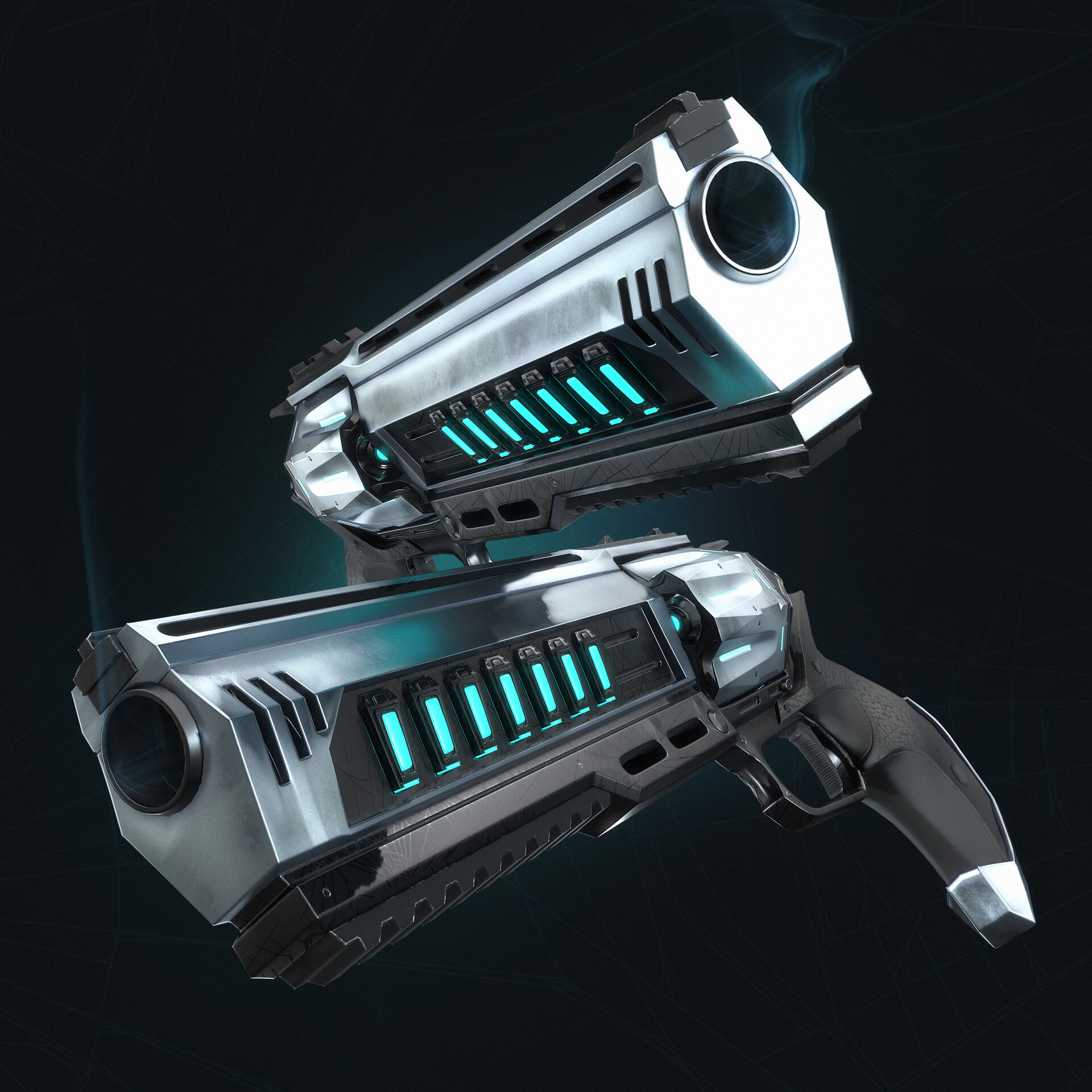 ArtStation - Sci Fi Revolver