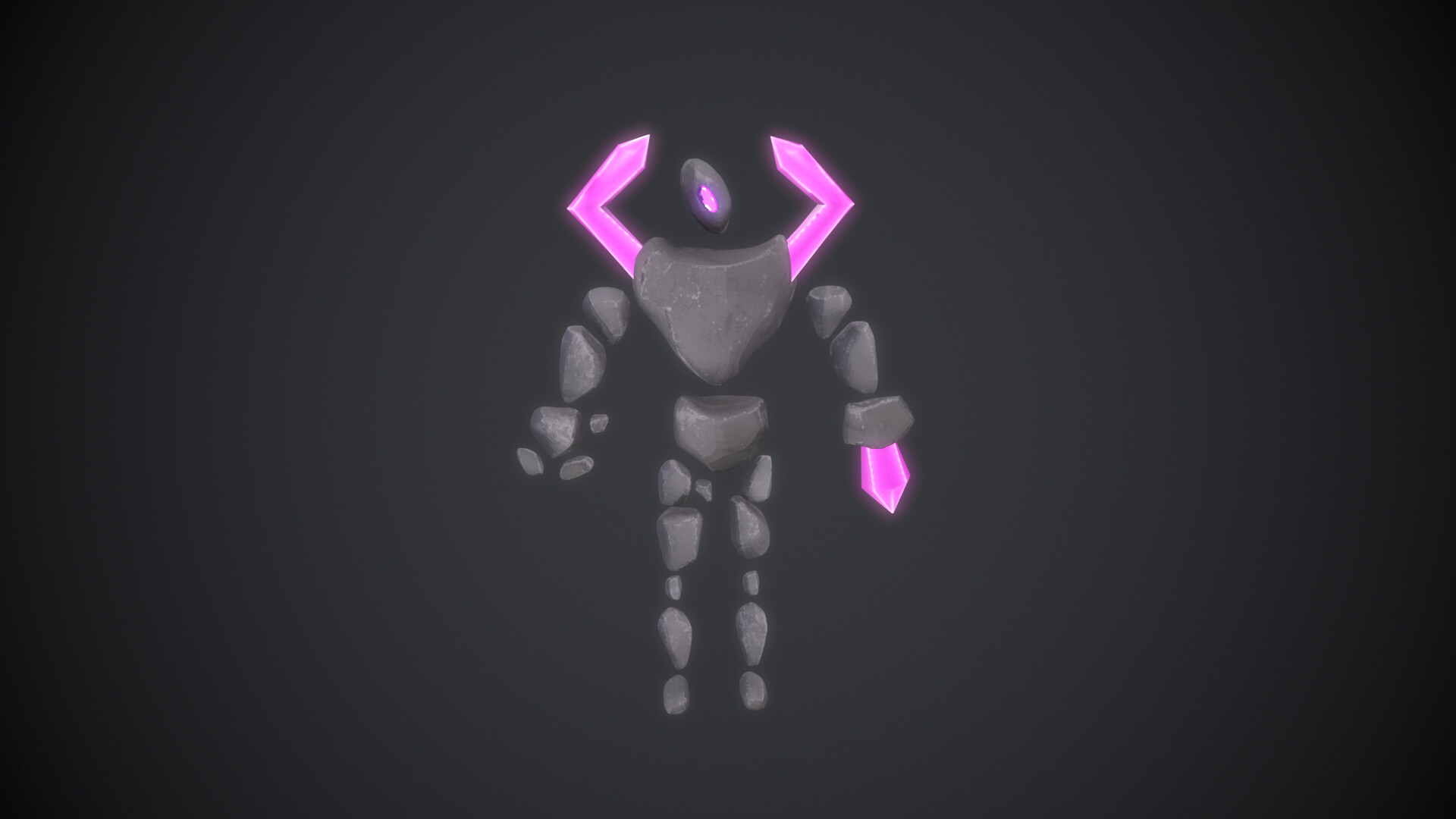 ArtStation - Crystal Golem Model