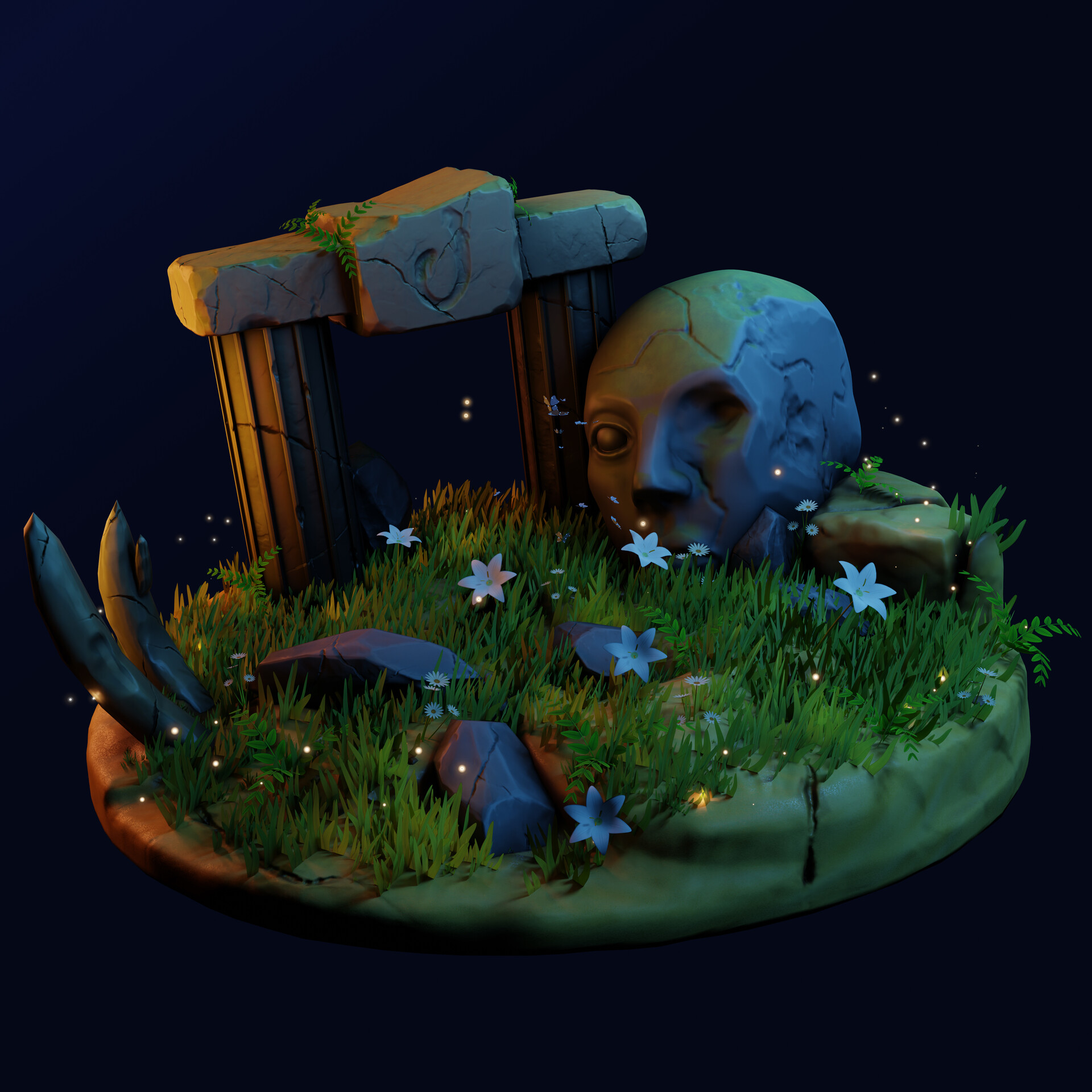 ArtStation - Ancient Scene