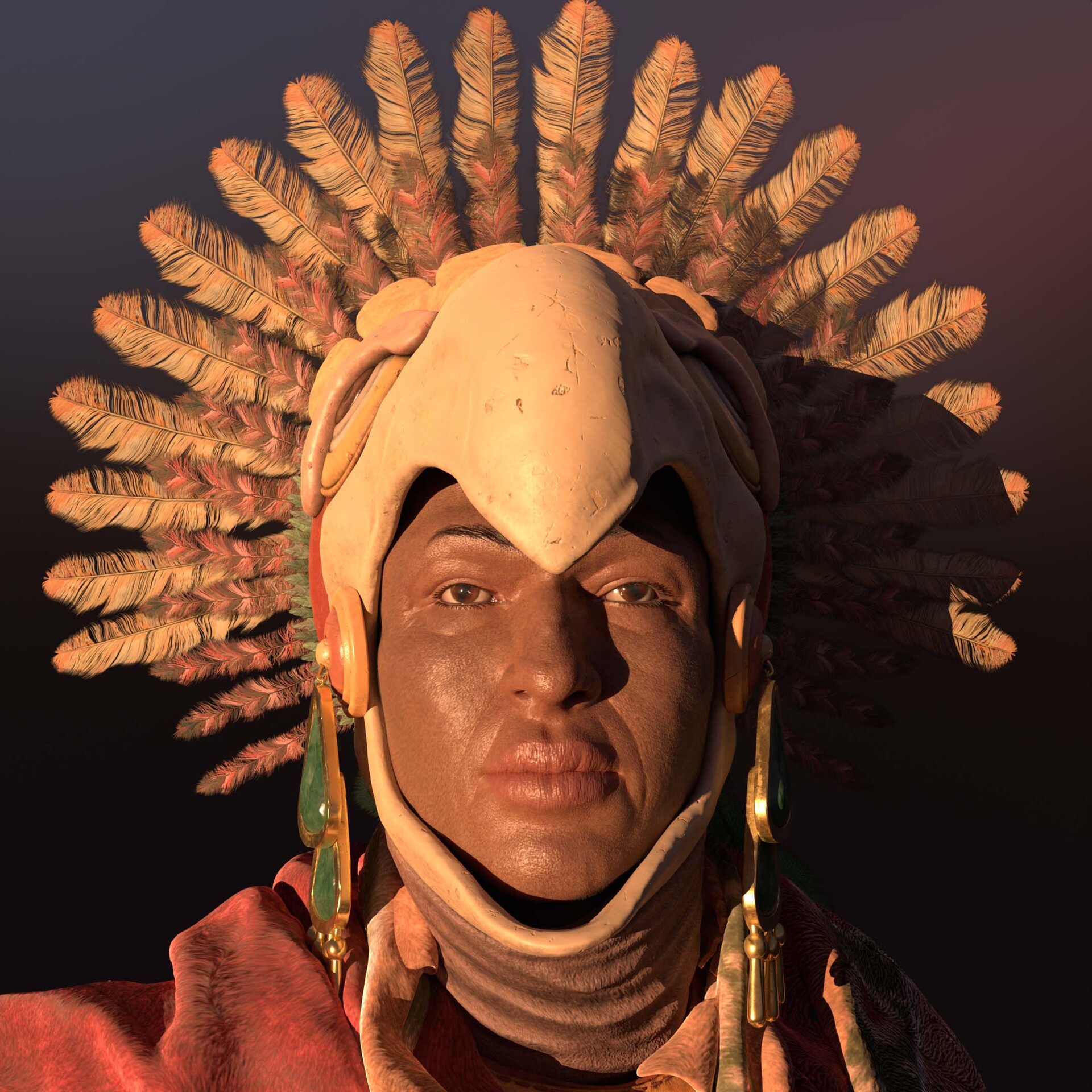 ArtStation - Aztec Warrior