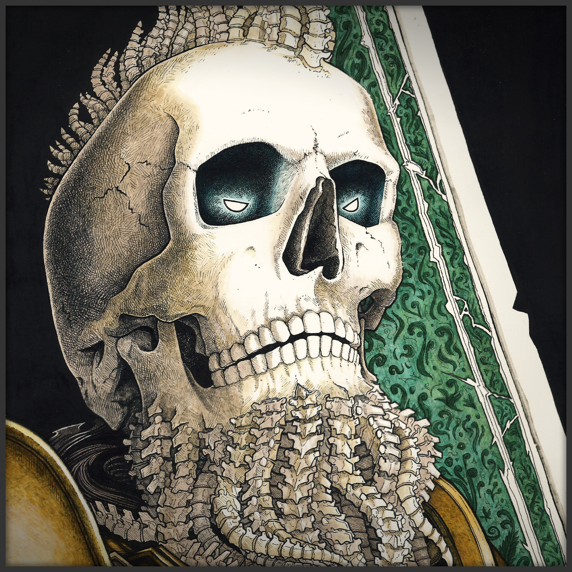 ArtStation - Bearded skeleton