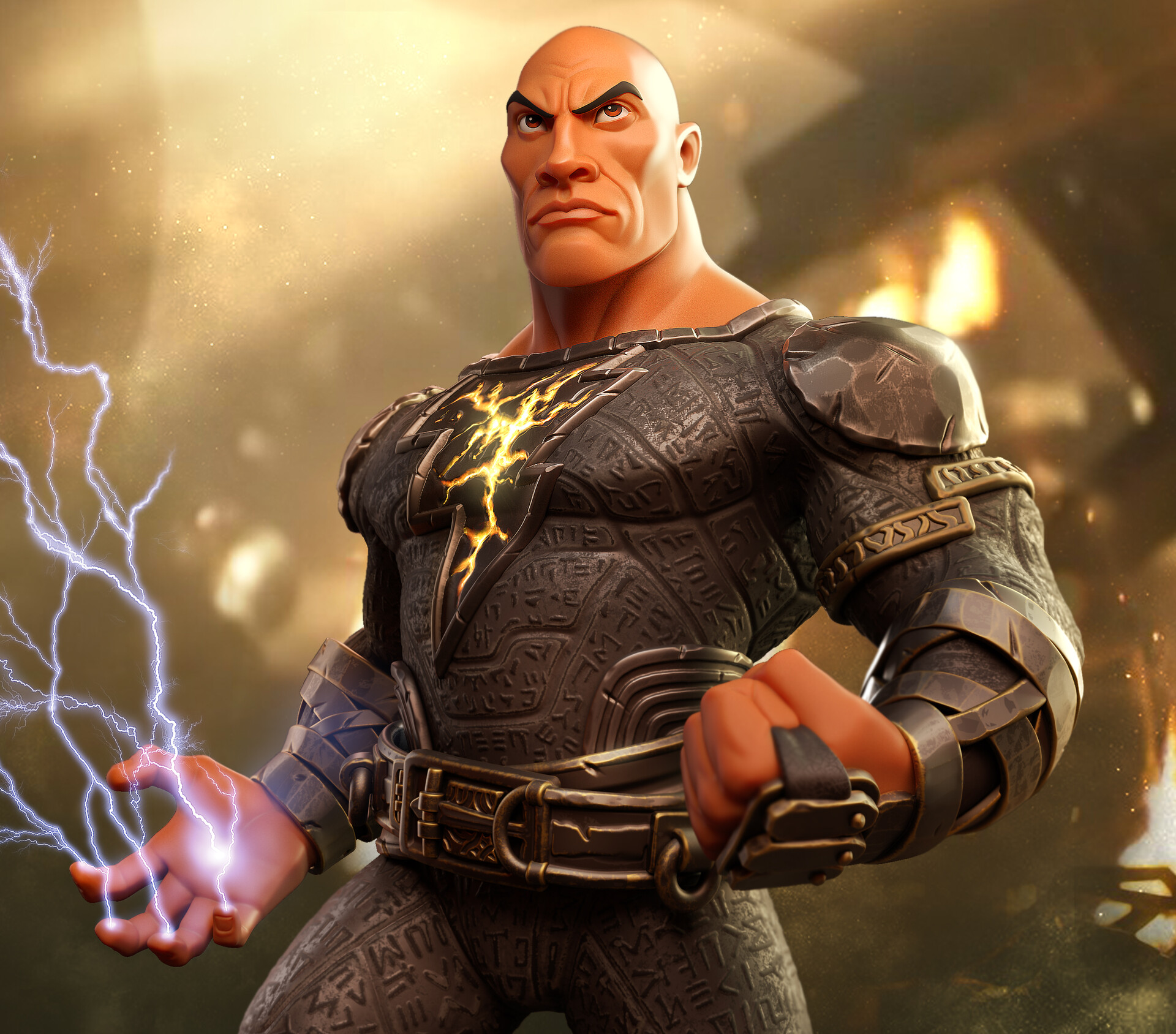 ArtStation - Black Adam - Stylized