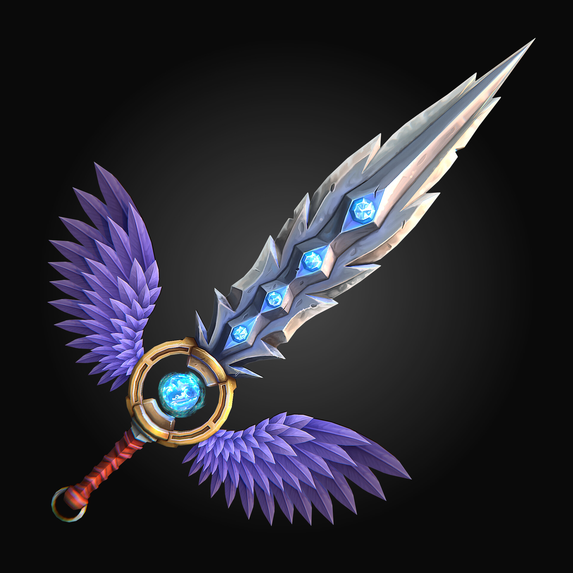 ArtStation - Winged Stylized Sword
