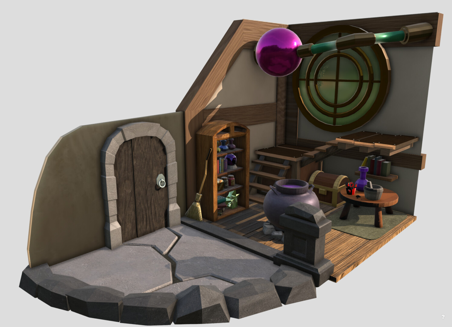 ArtStation - Witch's laboratory