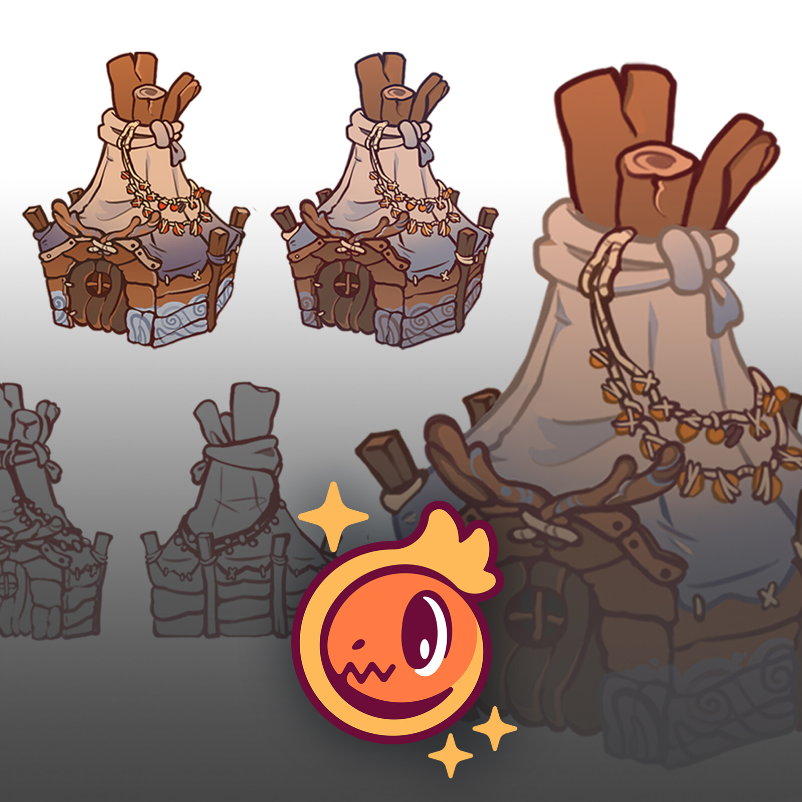 ArtStation - Amber Isle - Tundra houses