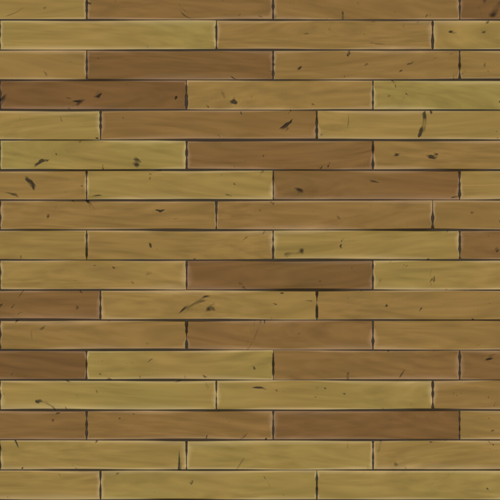 ArtStation - Stylized wood material