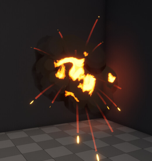 ArtStation - Dust and Alien - Stylized Explosion VFX -UE5