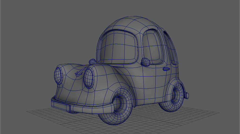 ArtStation - Cartoon Car Model