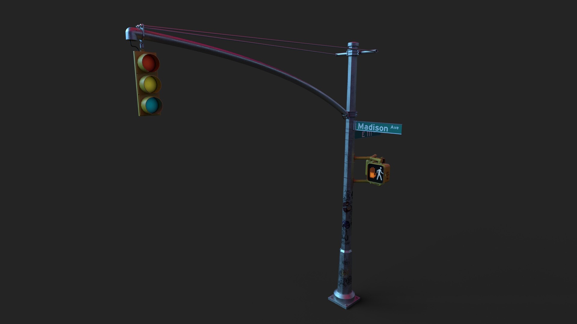 ArtStation - Traffic Light Final