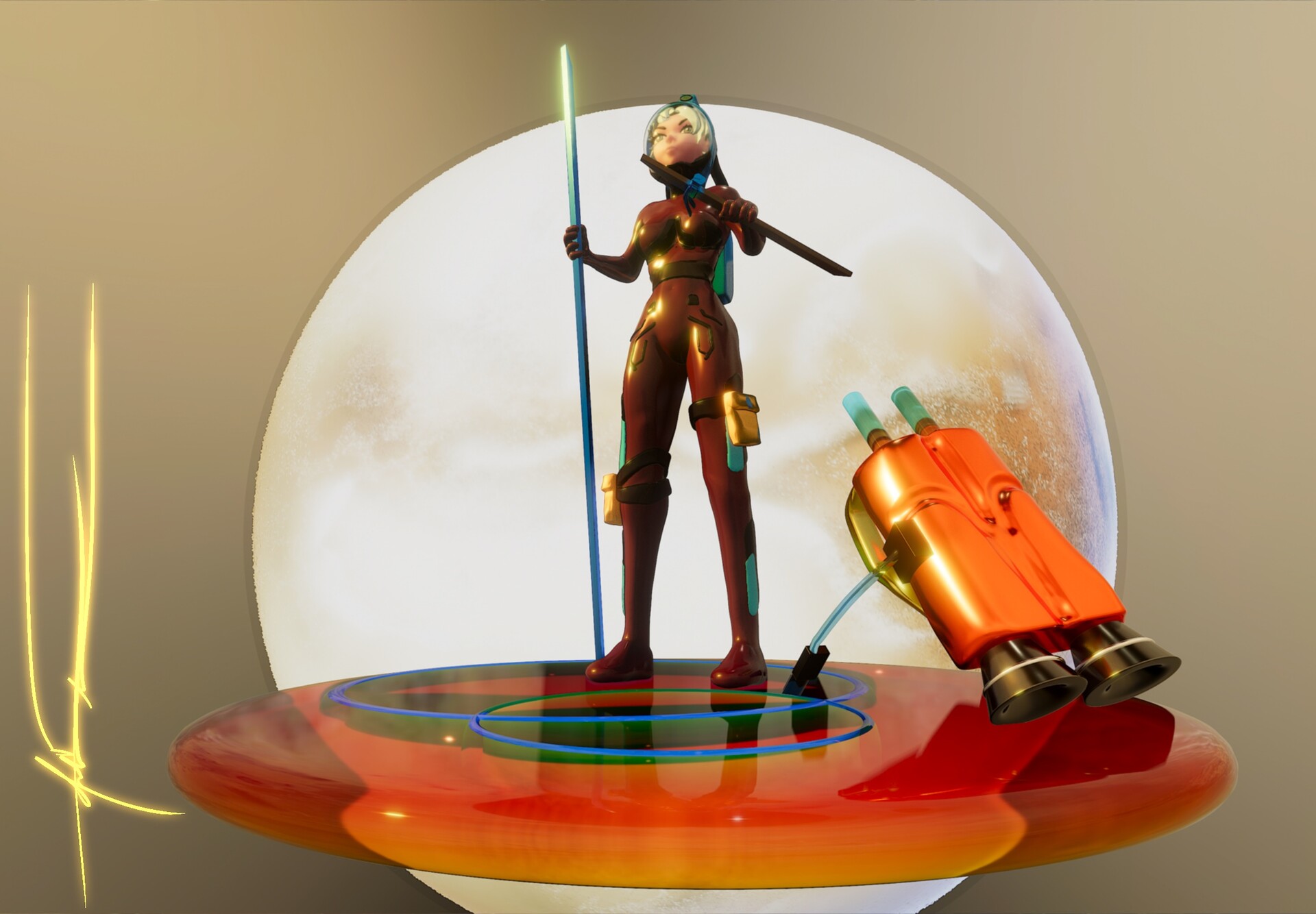 ArtStation - Articren at Arc Lake