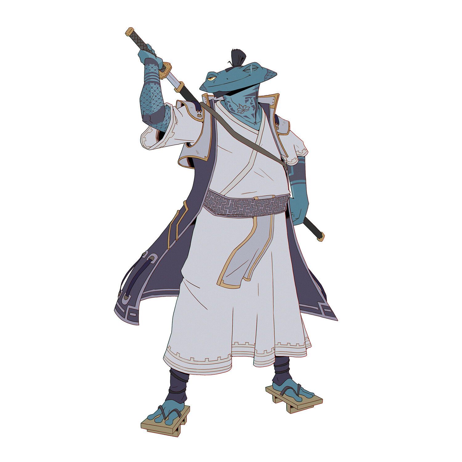 ArtStation - Frog Samurai Redesign