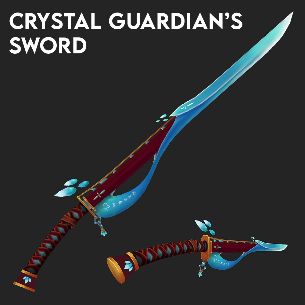 ArtStation - Crystal Guardian's Sword