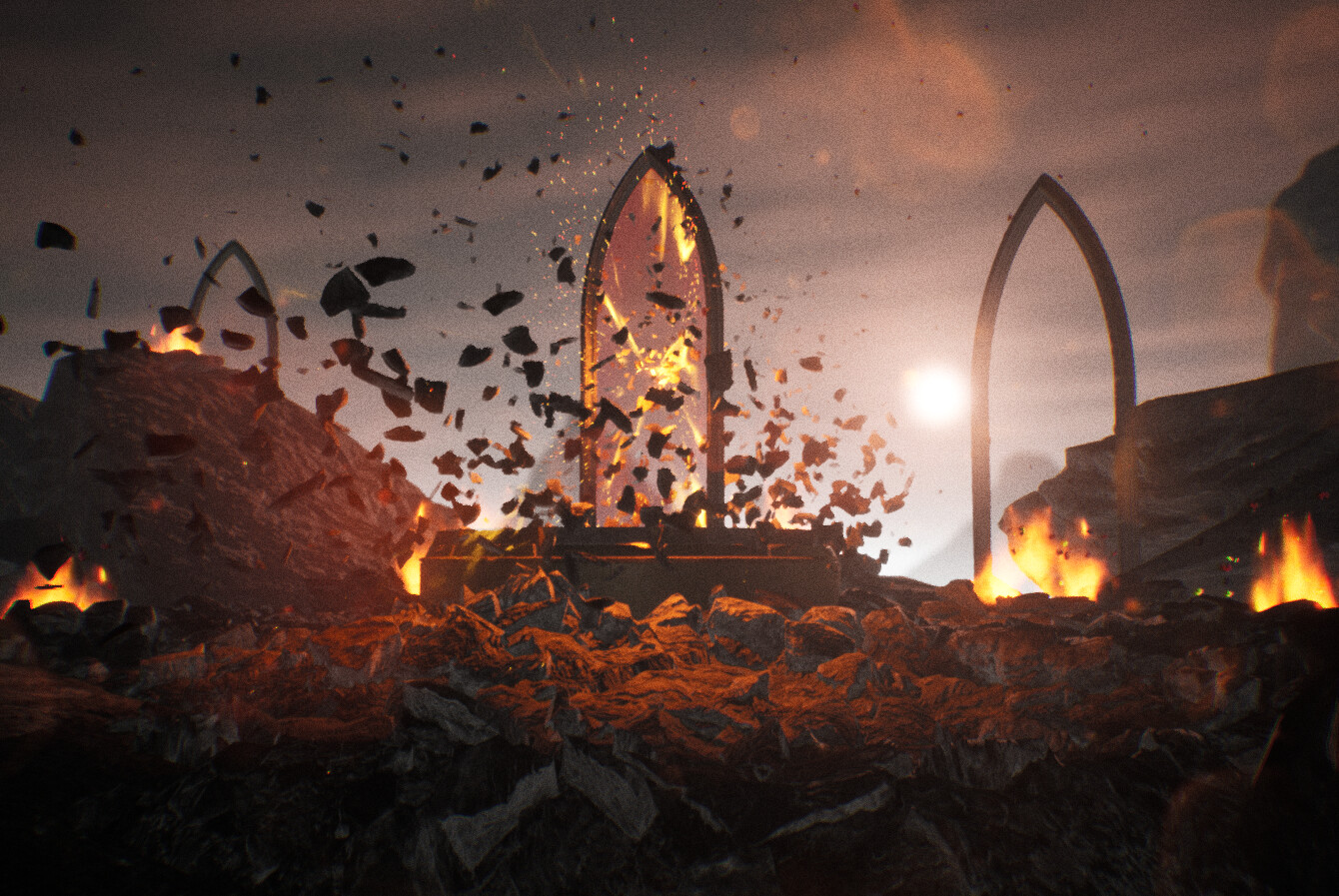 ArtStation - Portal to Hell