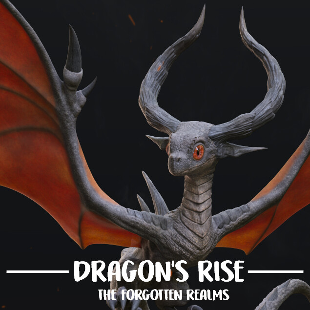ArtStation - Dragon - Dragon's Rise: The Forgotten Realms