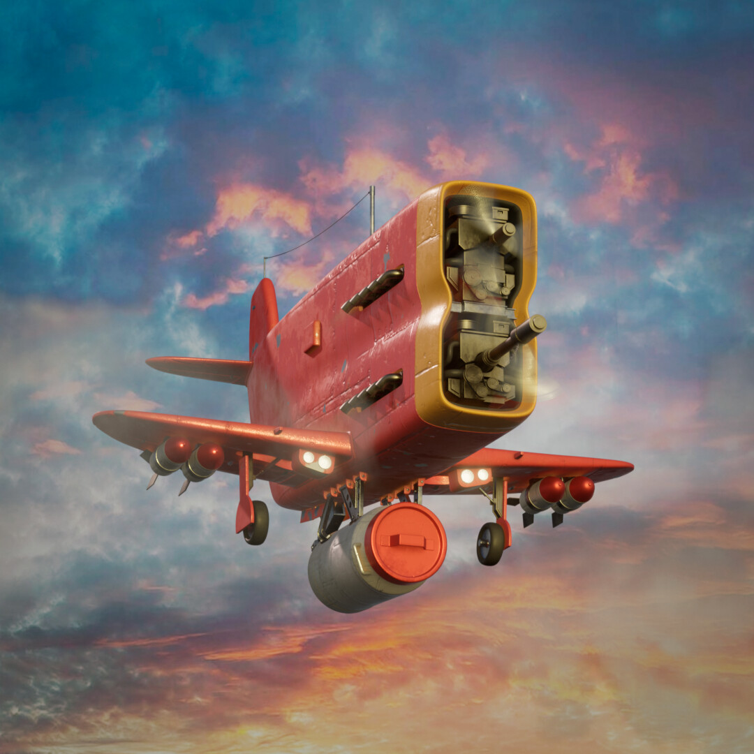 ArtStation - Airplane