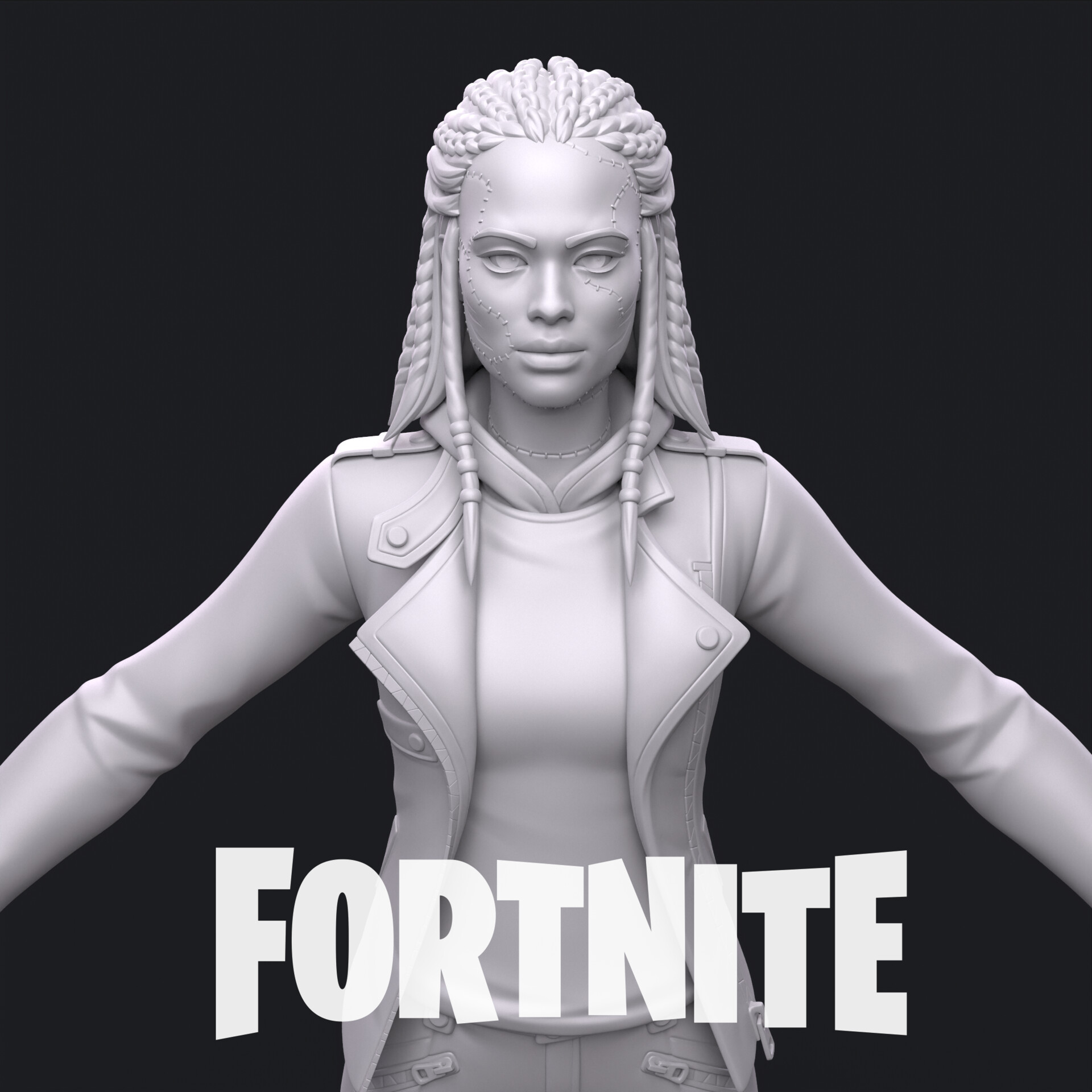 ArtStation - Fortnite Frankenstein's Bride Skin Chapter 2 season 8 2021 ...