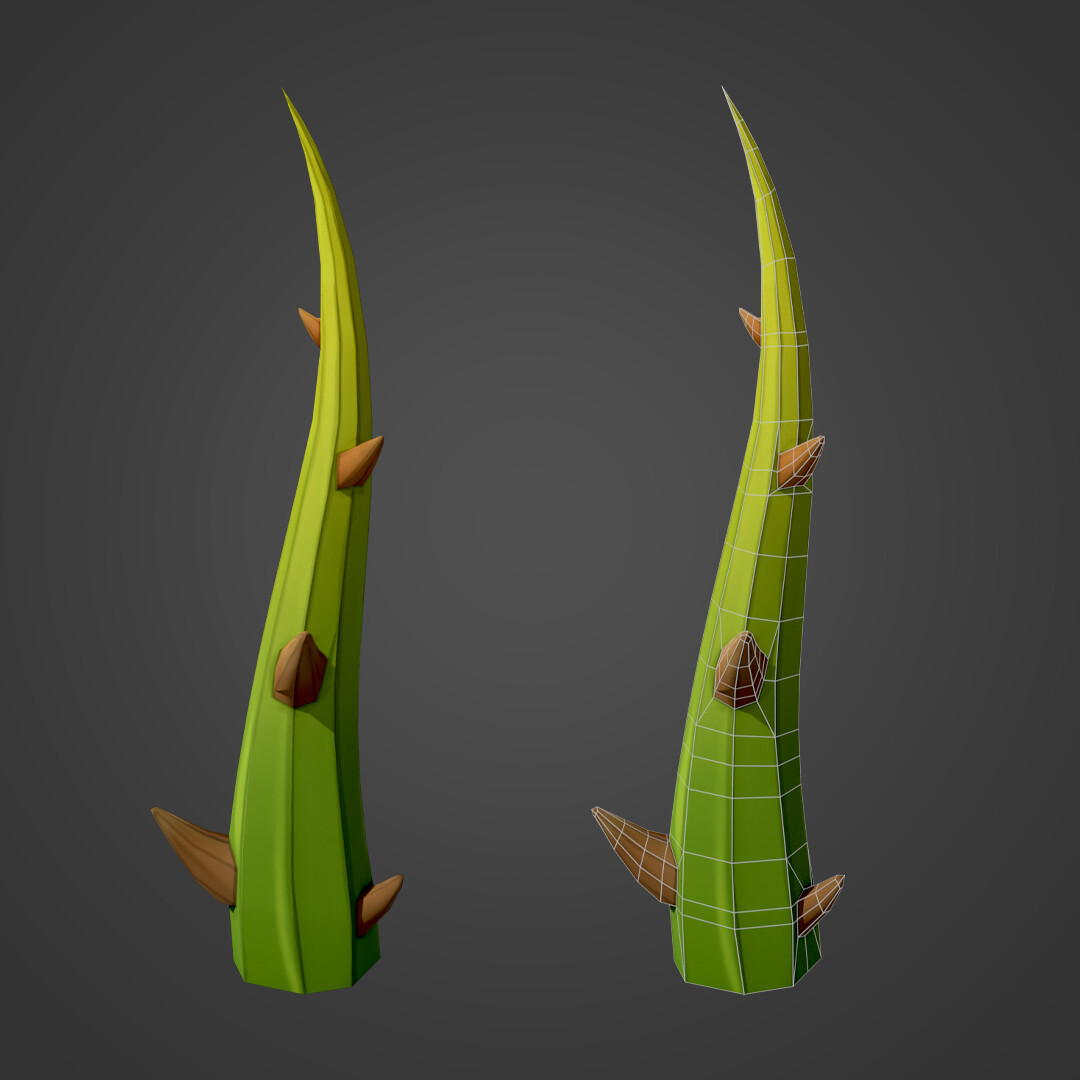 ArtStation - Stylized Spiky Vine