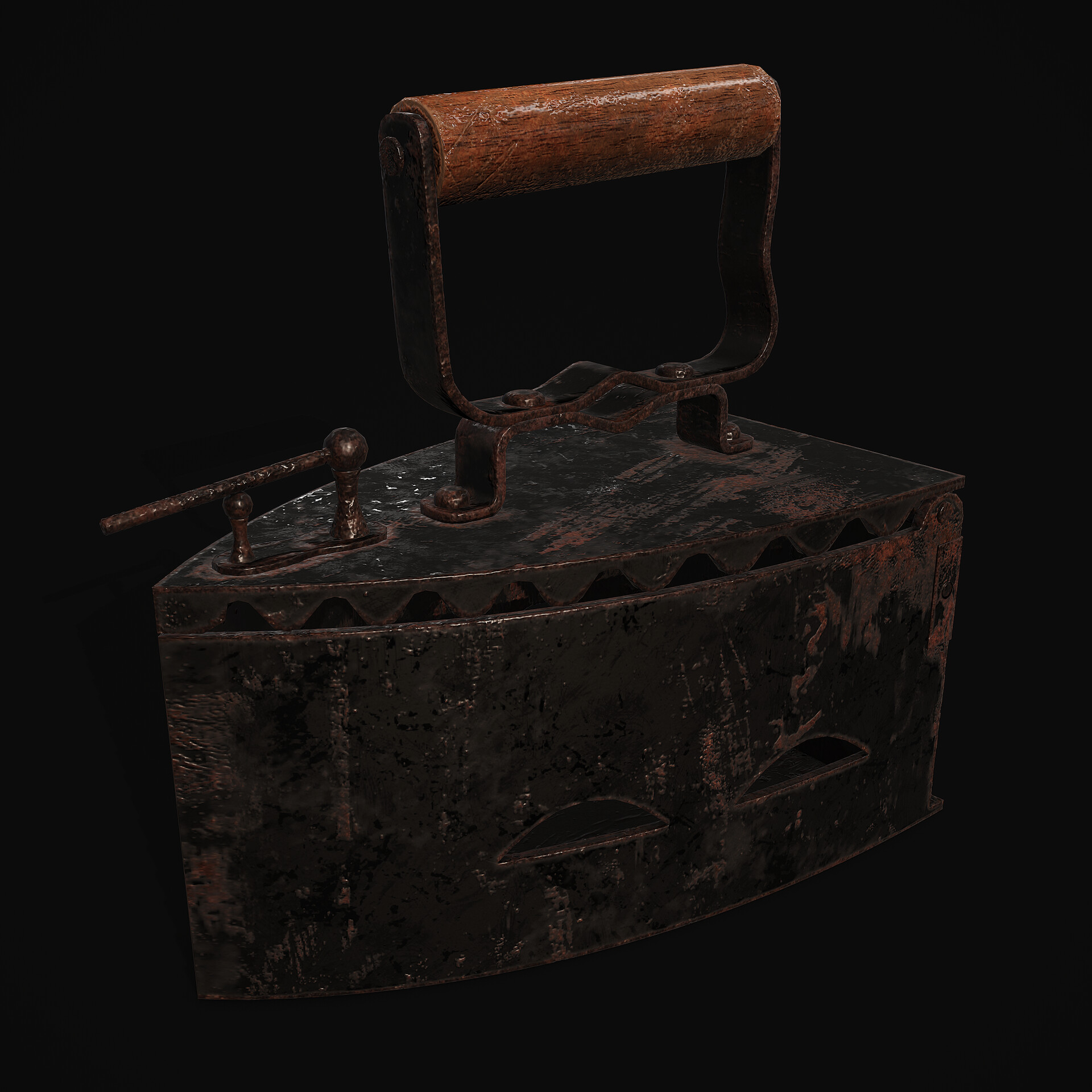 ArtStation - Rusted Antique Iron