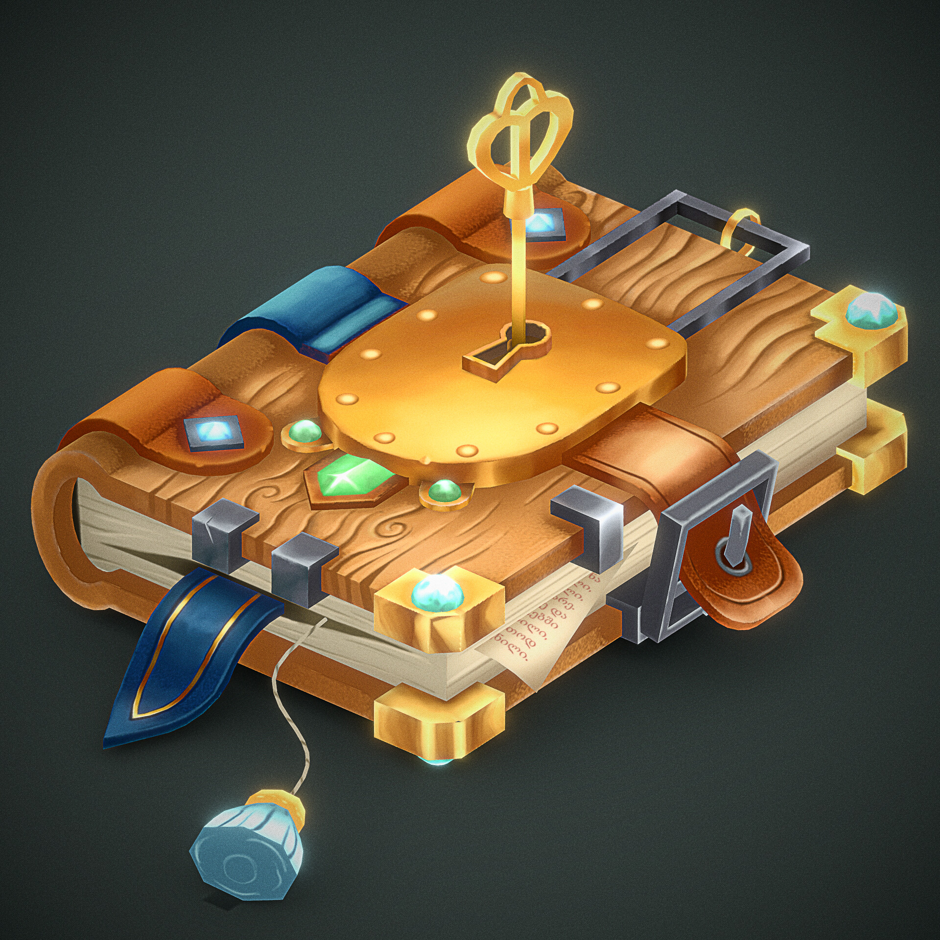 ArtStation - Stylized Book