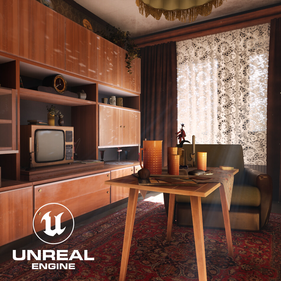 ArtStation - GDR Living Room