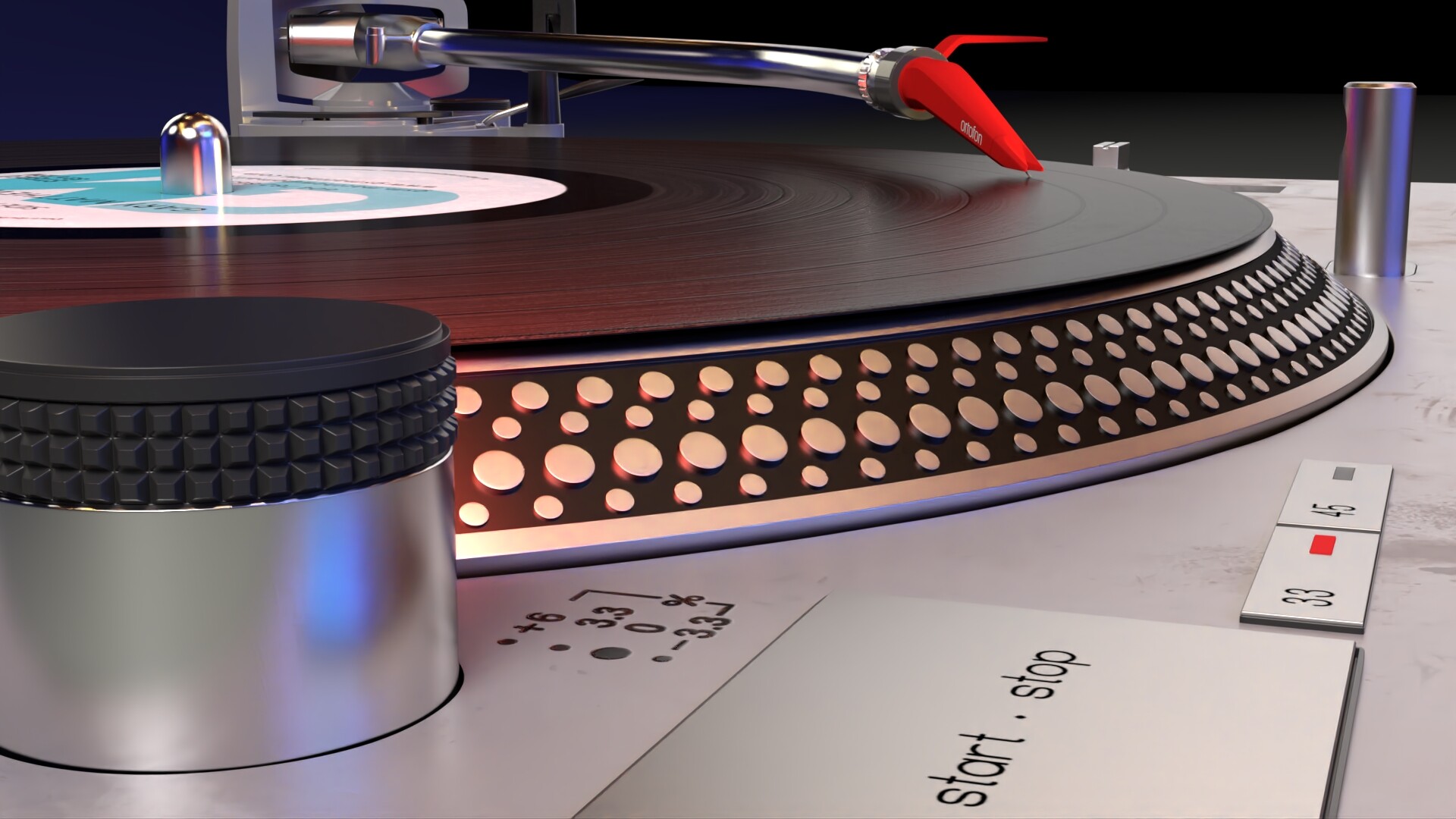 ArtStation - Technics SL1200 MK2