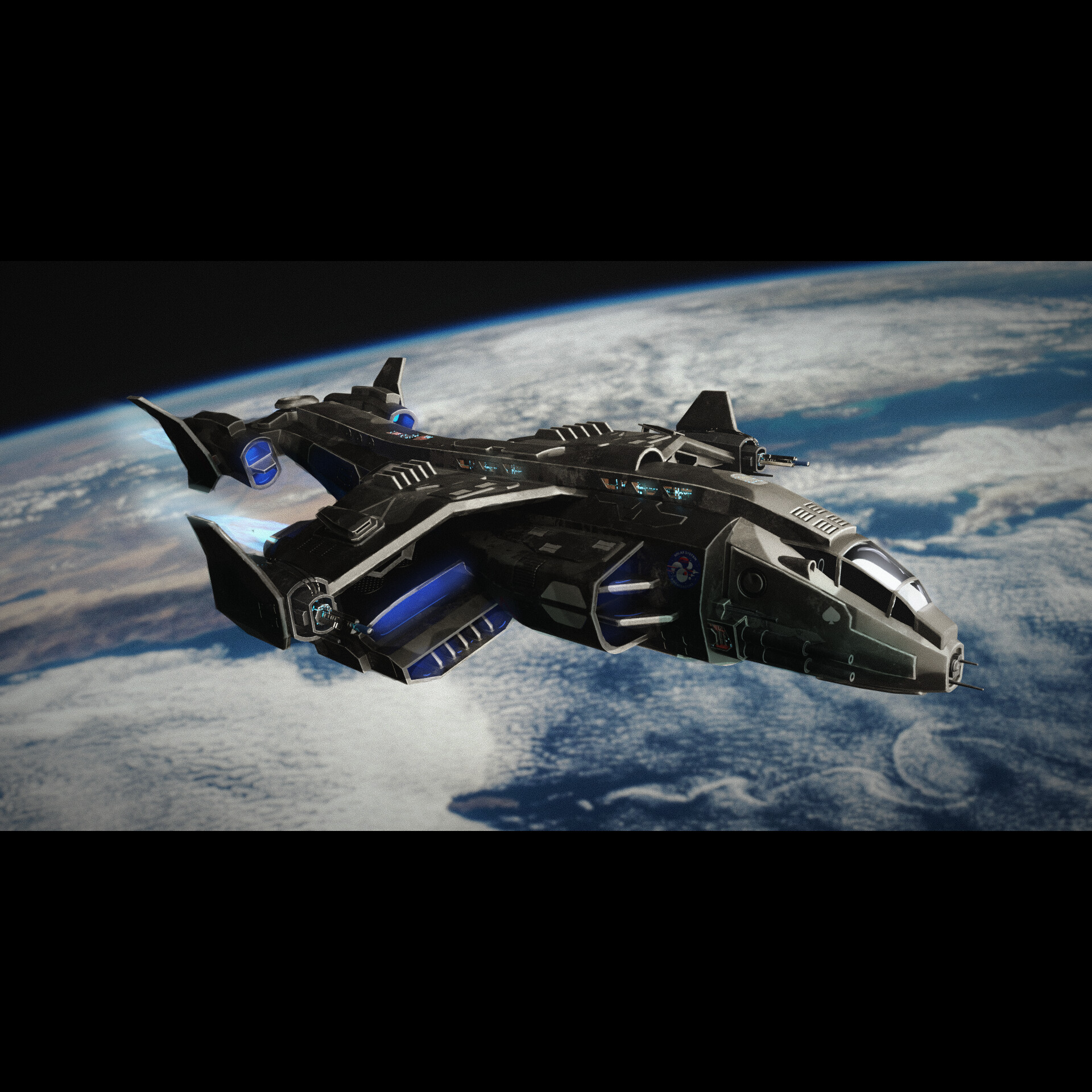 ArtStation - Assault starship ARES-I "Goplit"