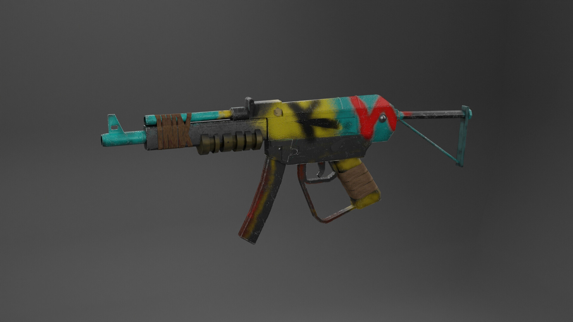 ArtStation - Sub-machine Gun