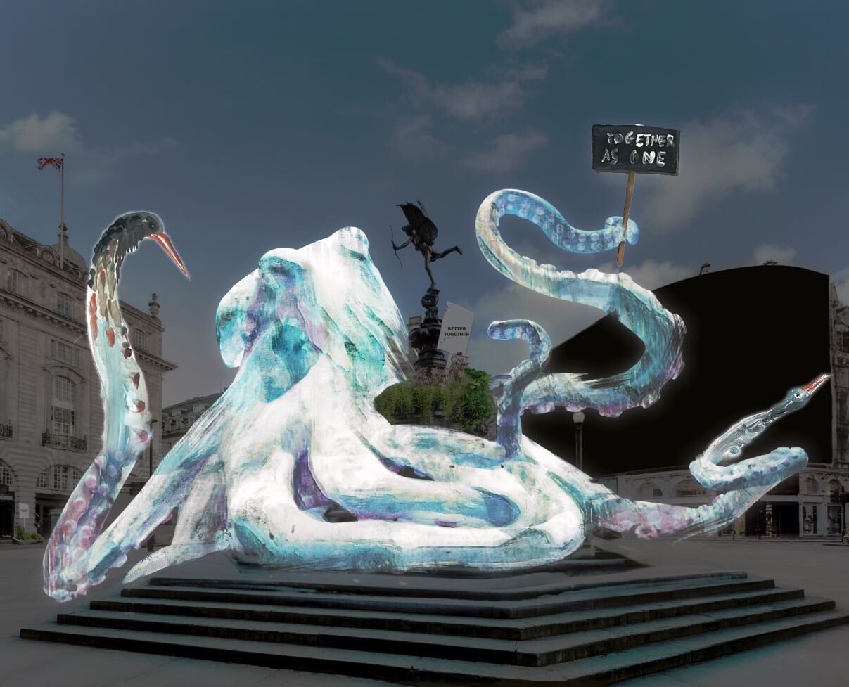 ArtStation - Octopus Rig and Animation for AR project