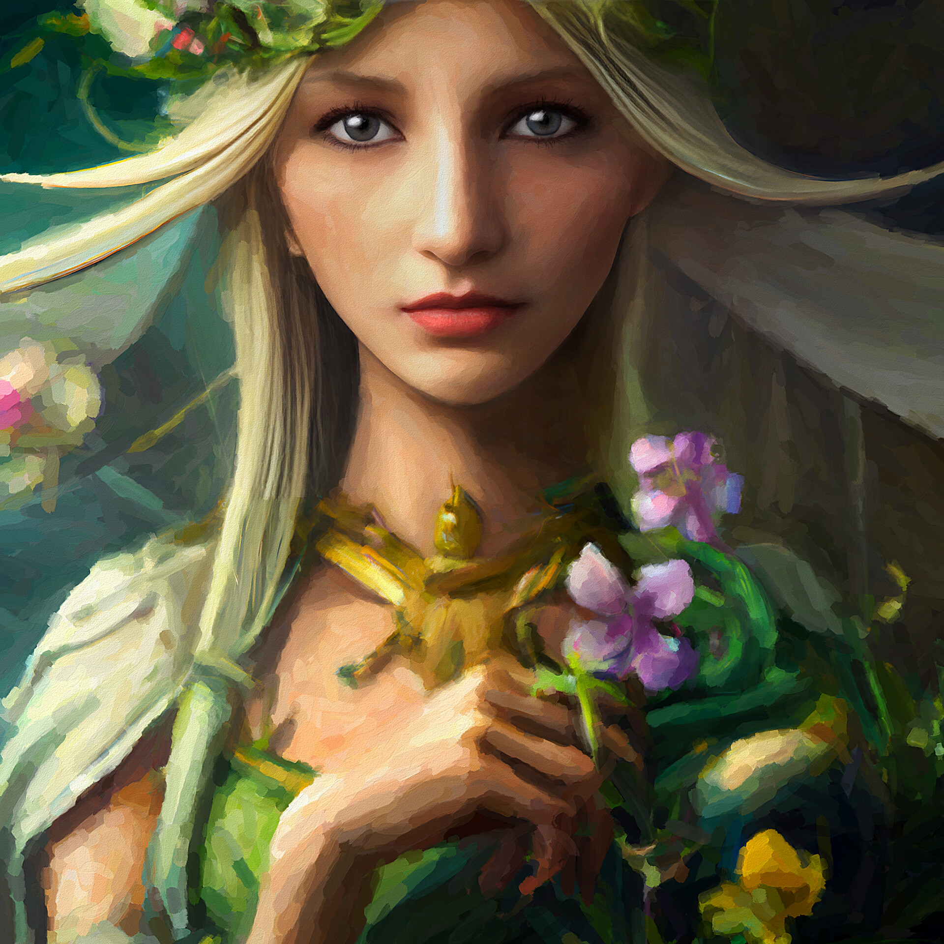 ArtStation - Elven Goddess