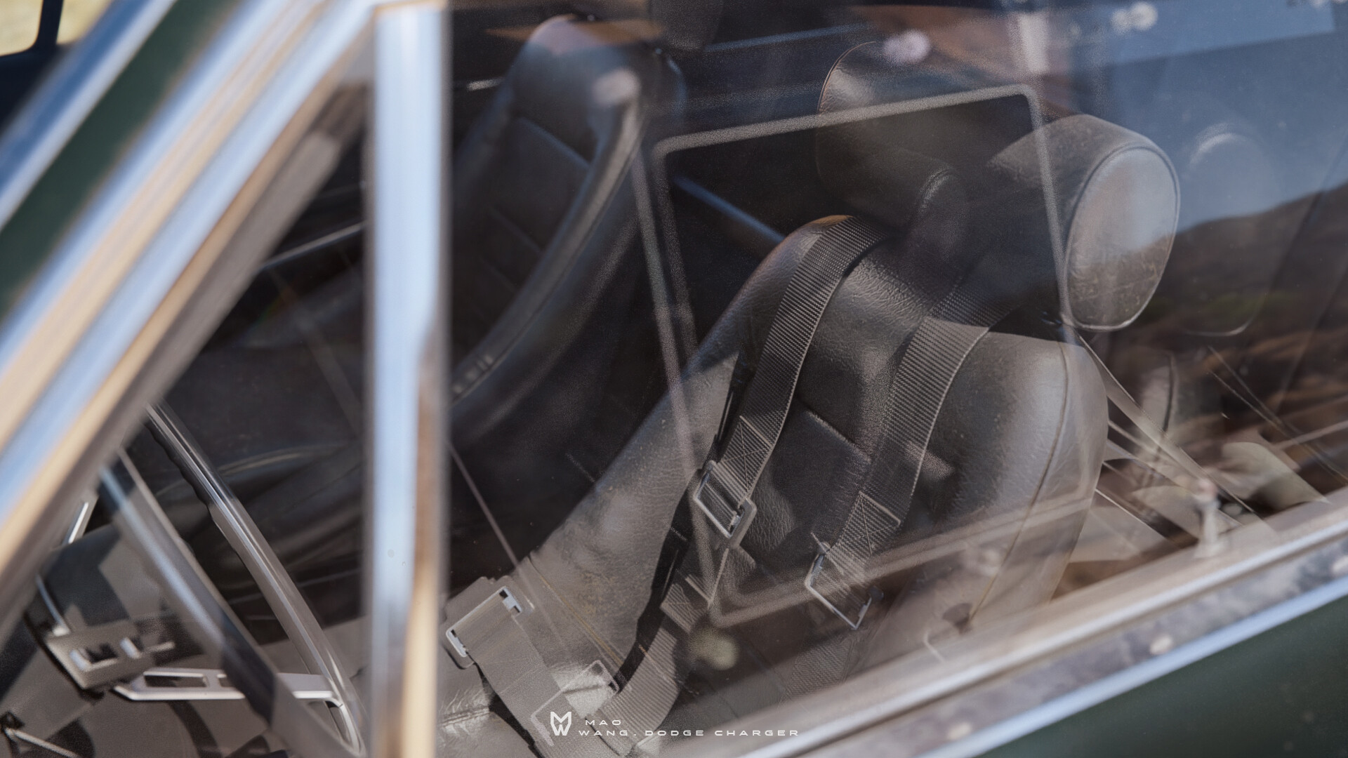 ArtStation - 1969 Dodge Charger CGI