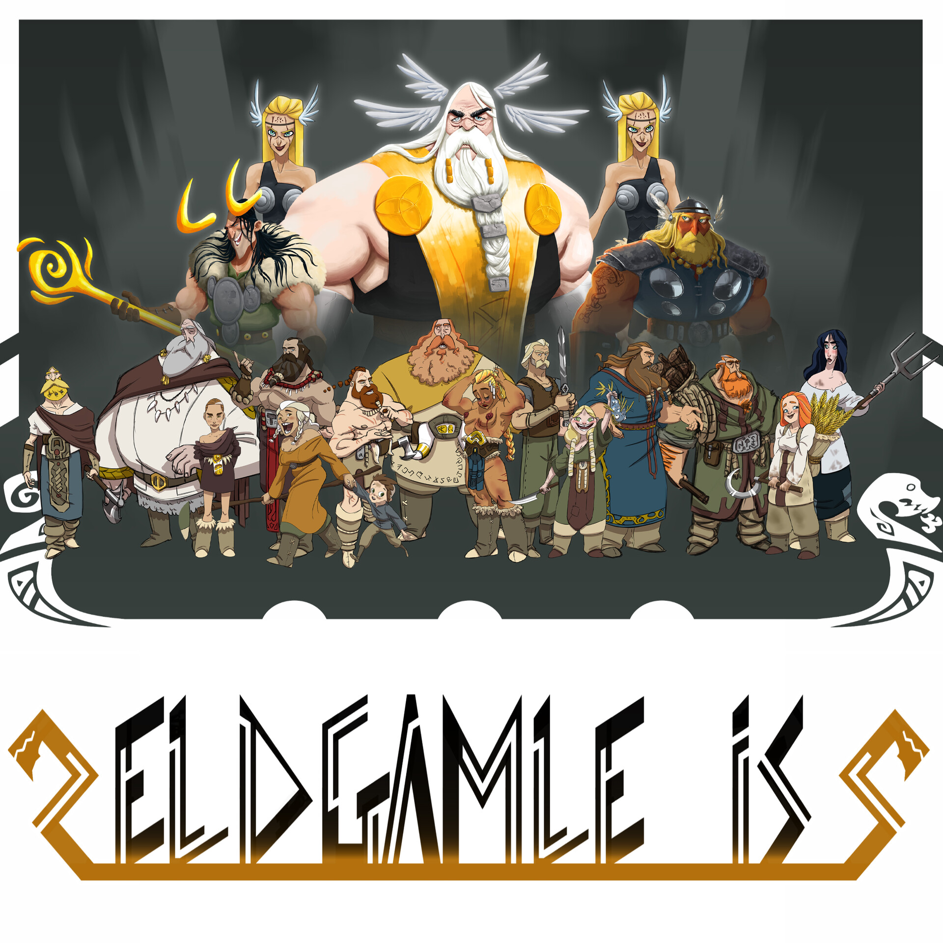 ArtStation - "ELDGAMLE IS" Character Design Project