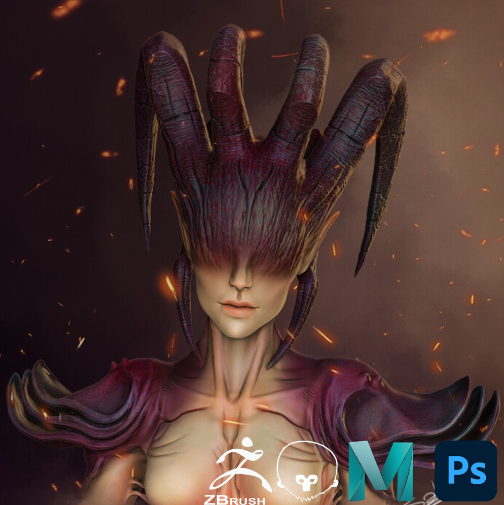 ArtStation - Monster fan art Marcus Whinney