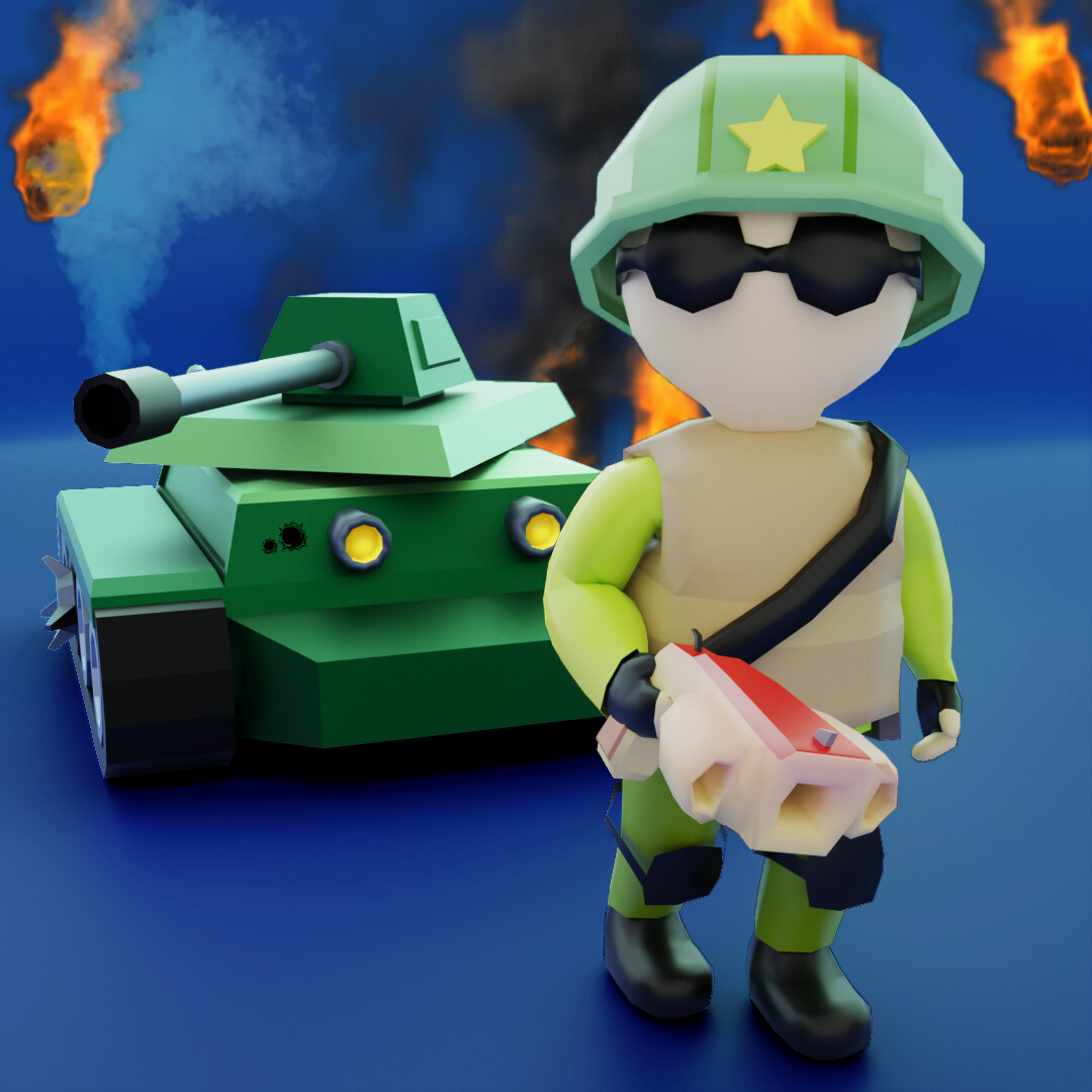 ArtStation - Hero Soldiers! - Hypercasual Game