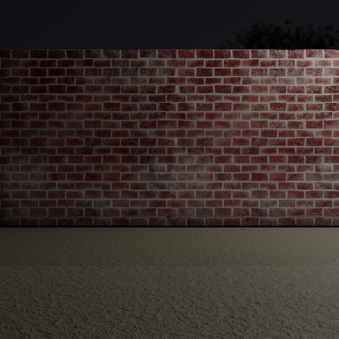 ArtStation - Low Poly Walls Textured with Substance Painter