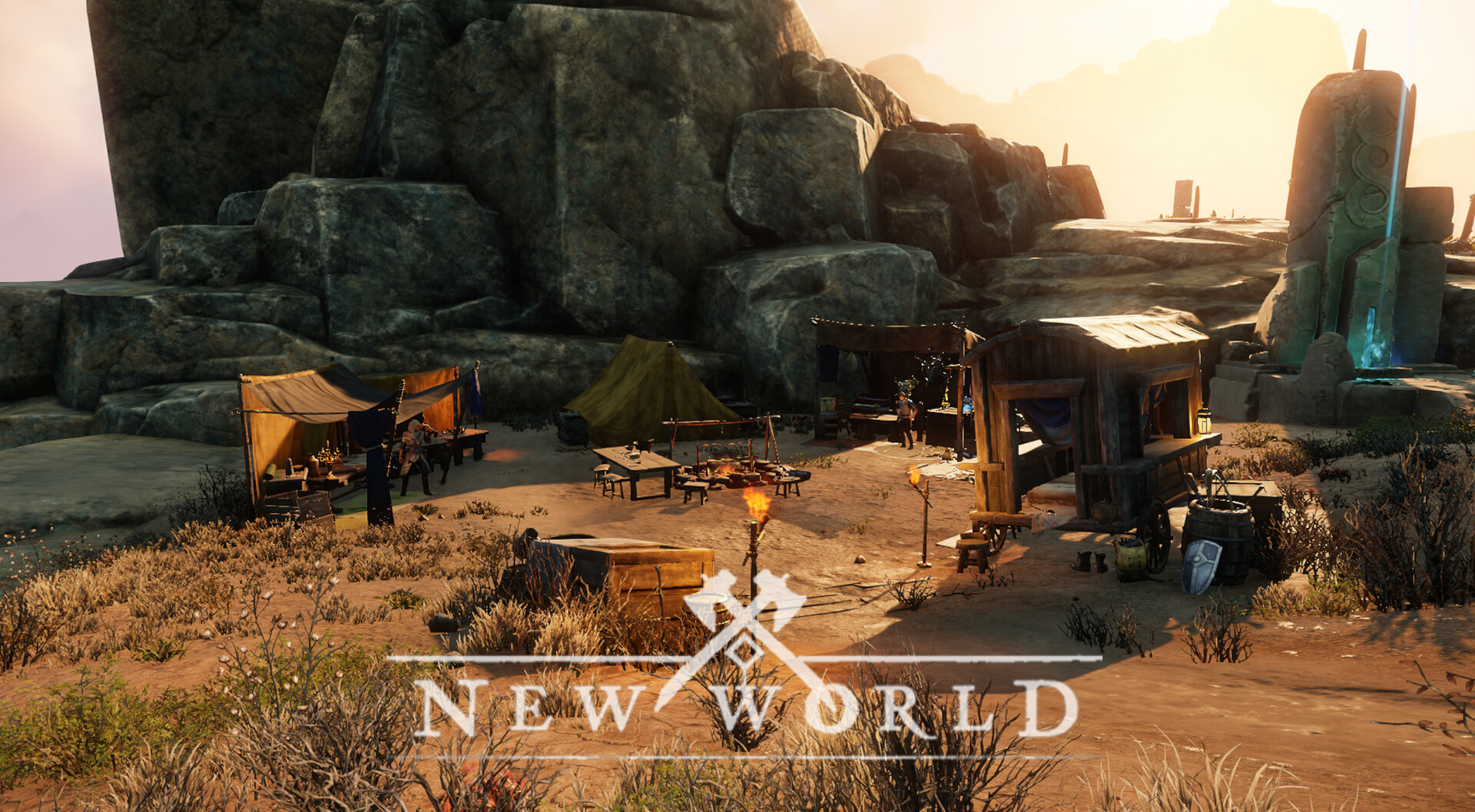 ArtStation - New World - Quest Camps