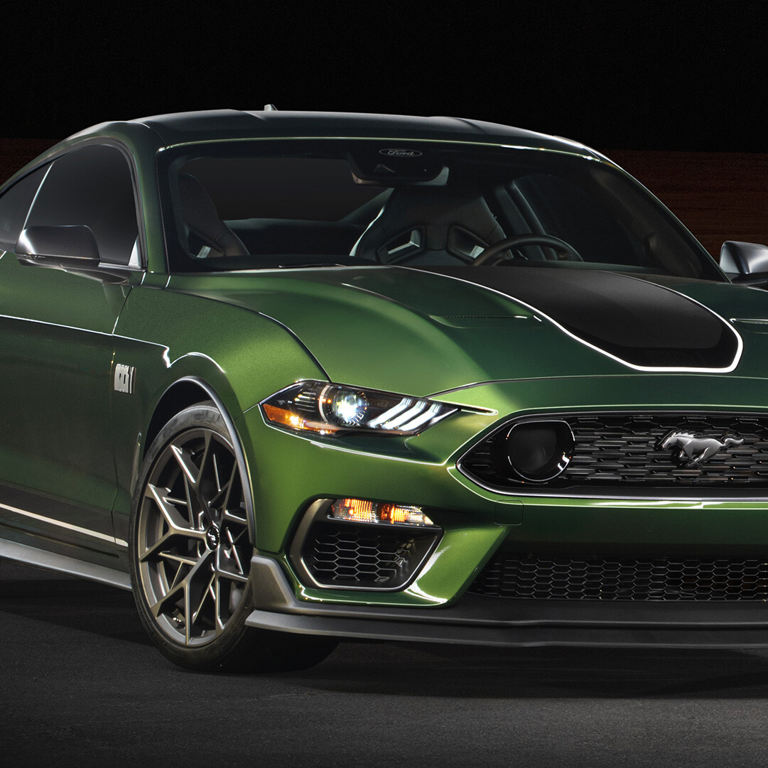 ArtStation - 2022 Mach 1 and 2019 Bullitt Light Painting