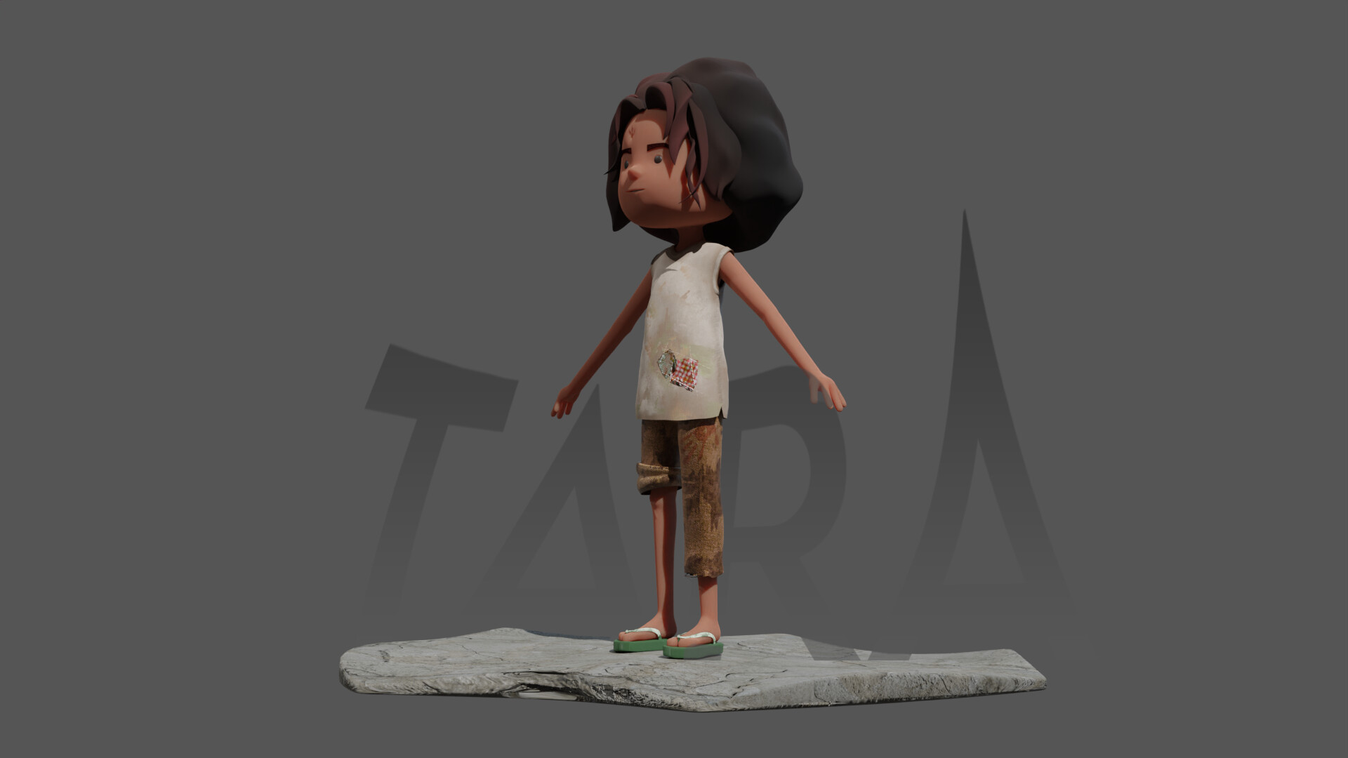 ArtStation - Tara- 3D Character Look-Dev