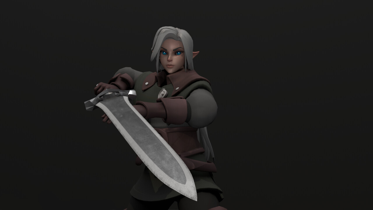 ArtStation - Attack Cycle Azri + Idle