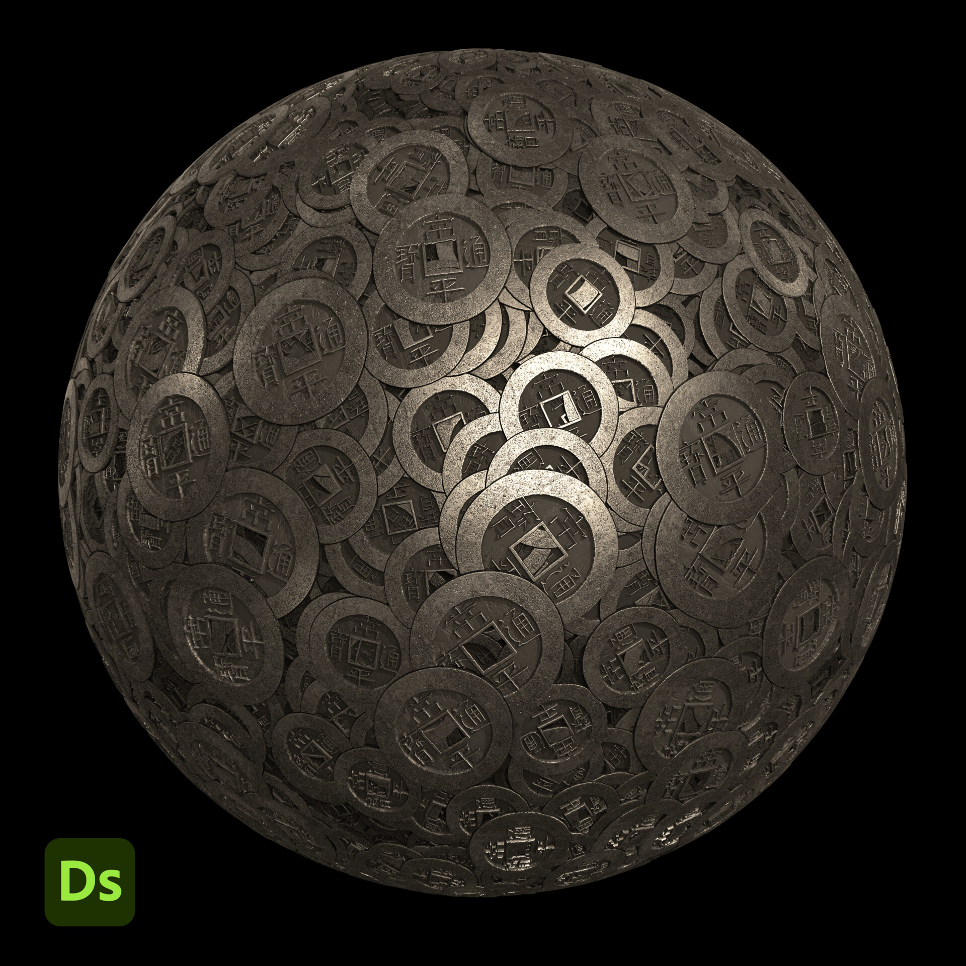 ArtStation - 17th century Coin Material