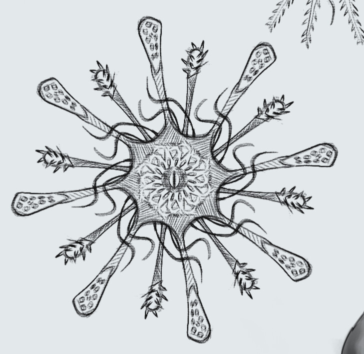 ArtStation - Radial Basic Body Plans of XTR3MO + Random sketches