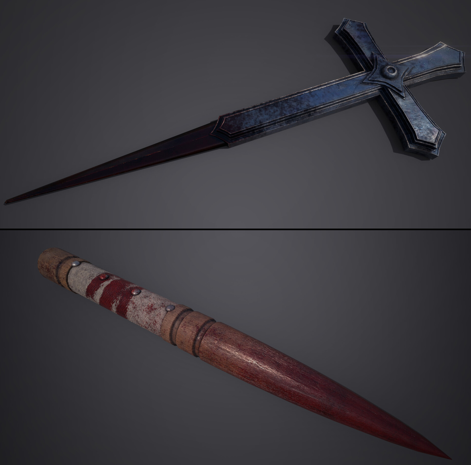 ArtStation - Vampire Hunter Stakes