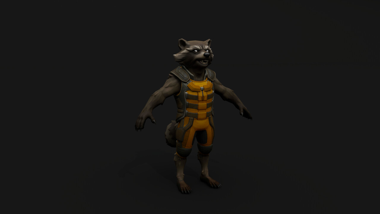 ArtStation - Rig Raccoon