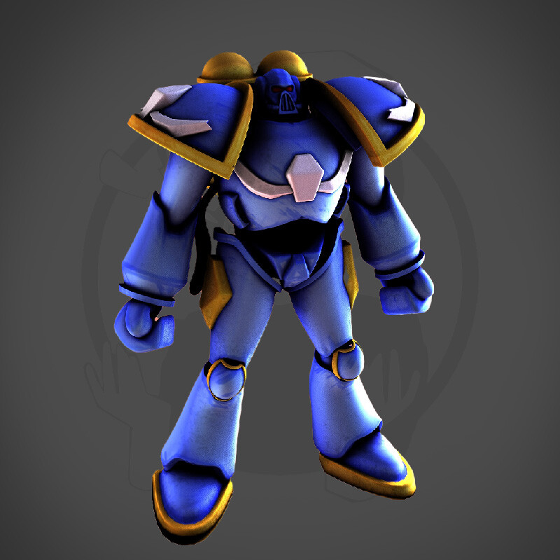 ArtStation - Space Marine model