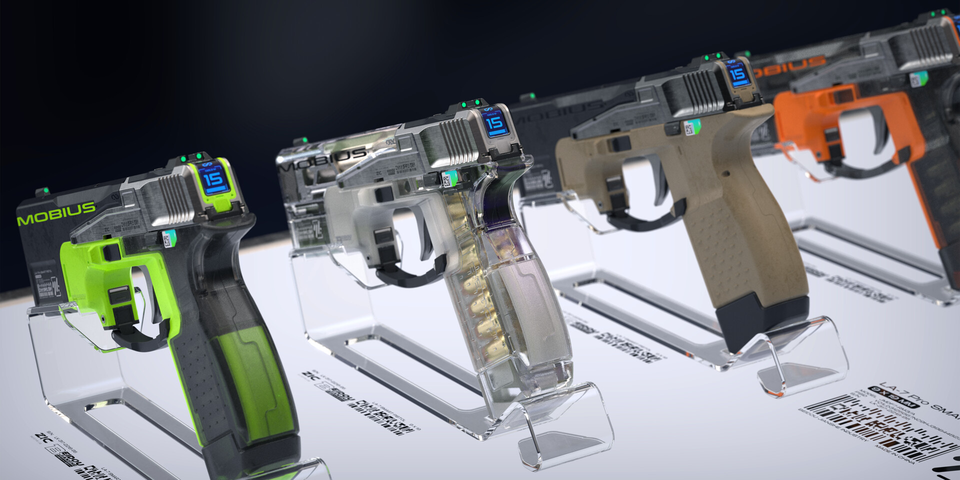 ArtStation - MOBIUS | LA-7 Pro SMART PISTOL