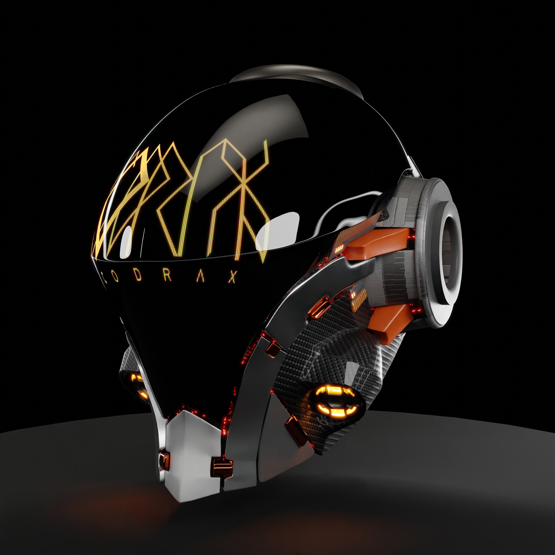 ArtStation - Sci-fi Helmet (Sculpting/Modelling Practice)