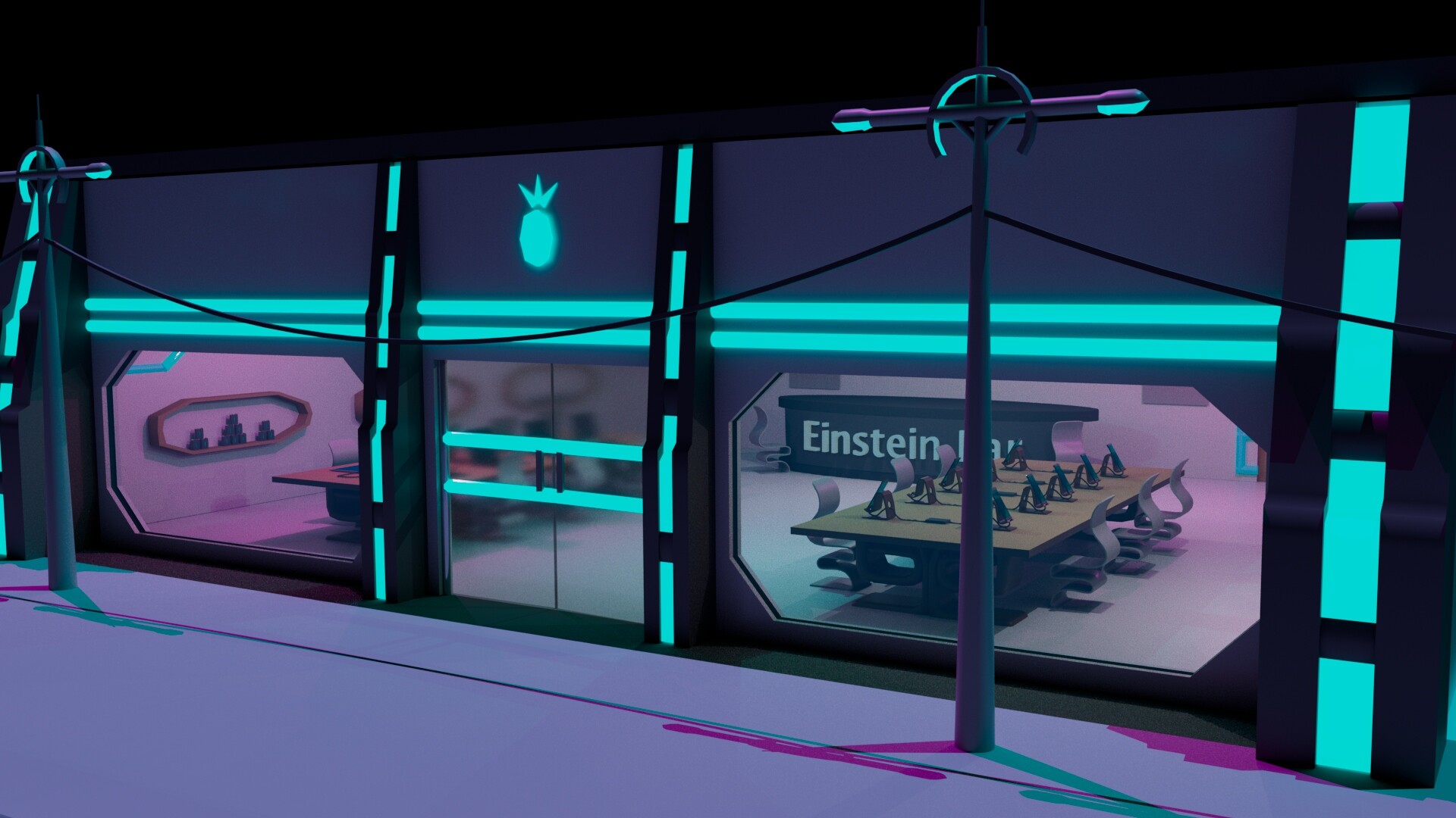 ArtStation - Futuristic Tech Store & Lab