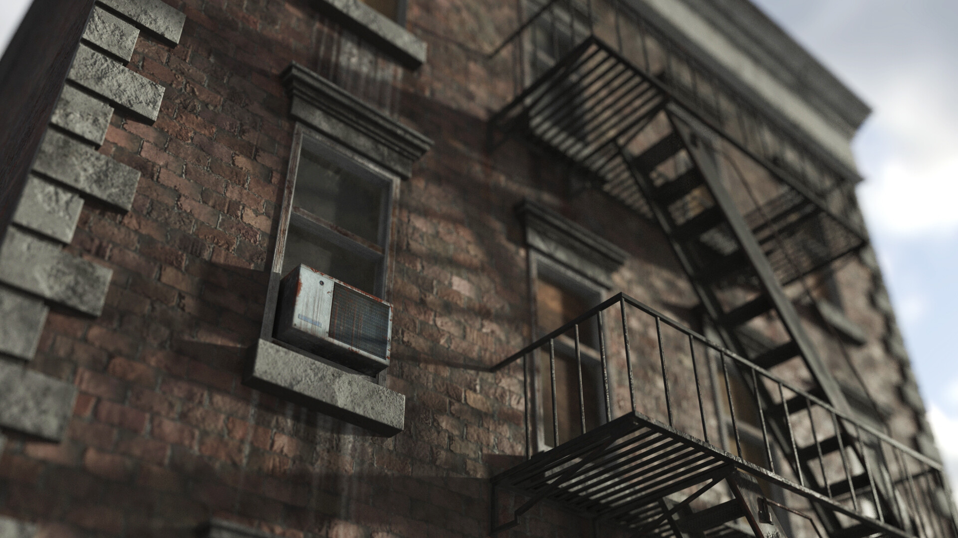 ArtStation - Low poly Old Building