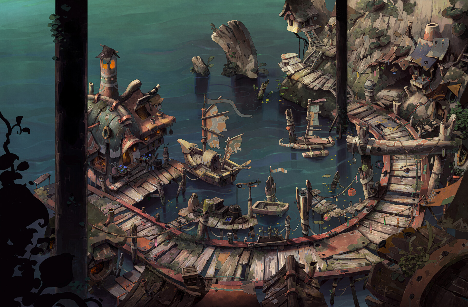 ArtStation - Brood - Harbour