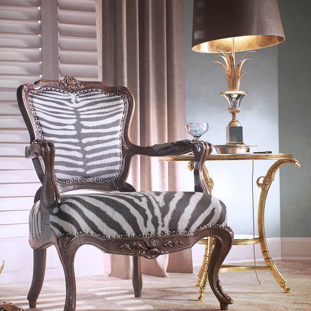 ArtStation - Hollywood Regency Props