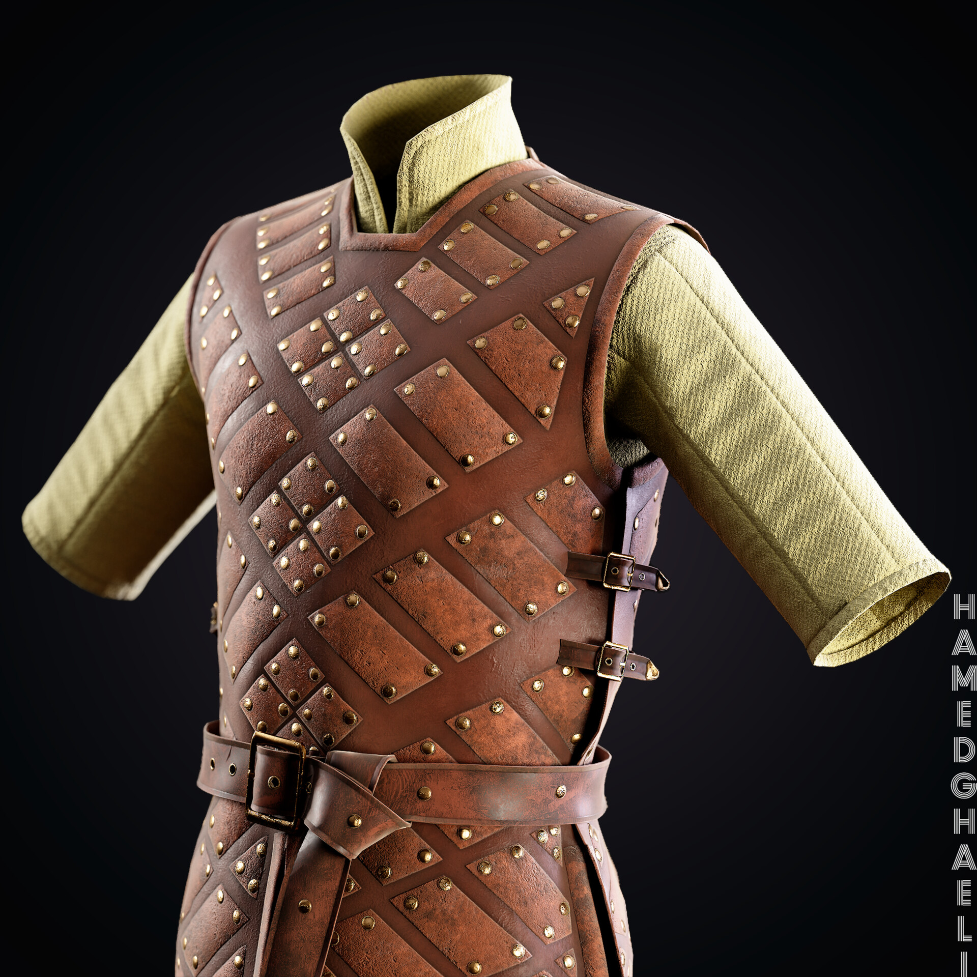 ArtStation - Medieval Armor 3D Model